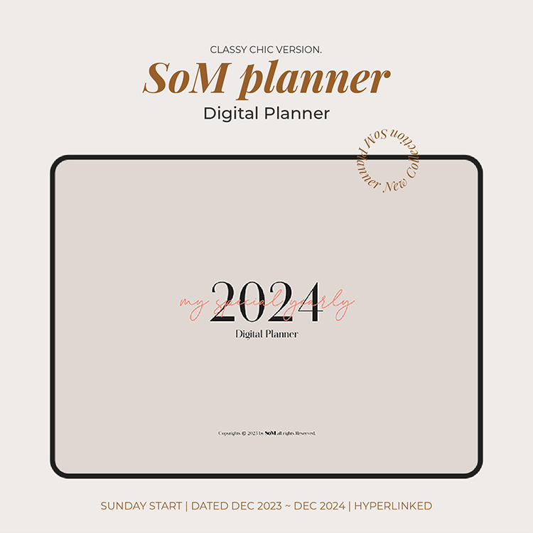 [undated] it's my year planner / Classy chic Ver. | Webudding