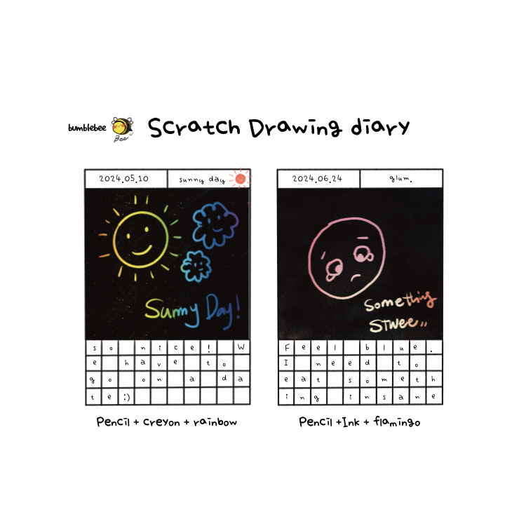 scratch picture diary | Webudding