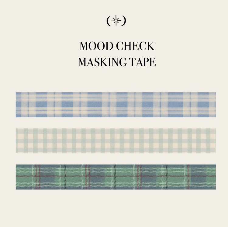 Mood check masking tape | Webudding