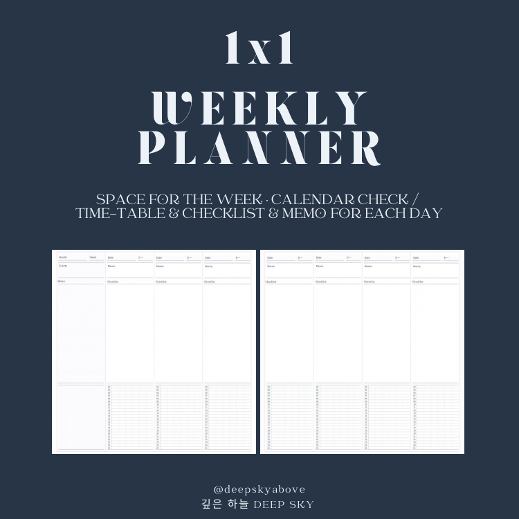 Weekly Planner 2.0 | Webudding