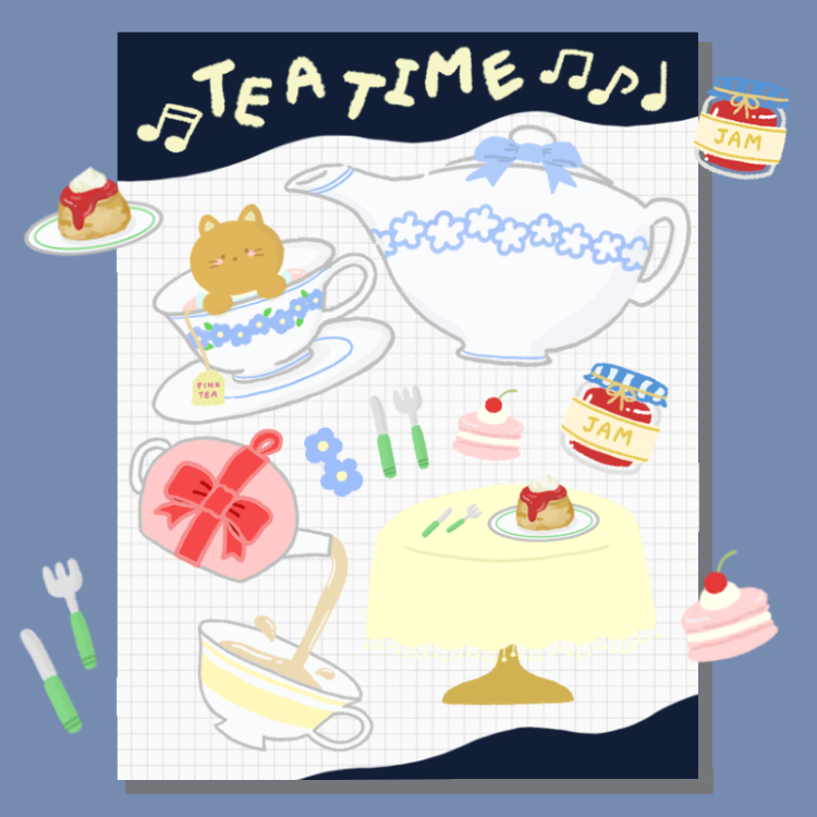 Tea Time Sticker | Webudding