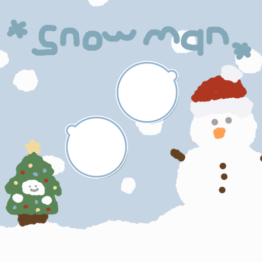 [ios] bbolabbo snowman kakao theme | Webudding