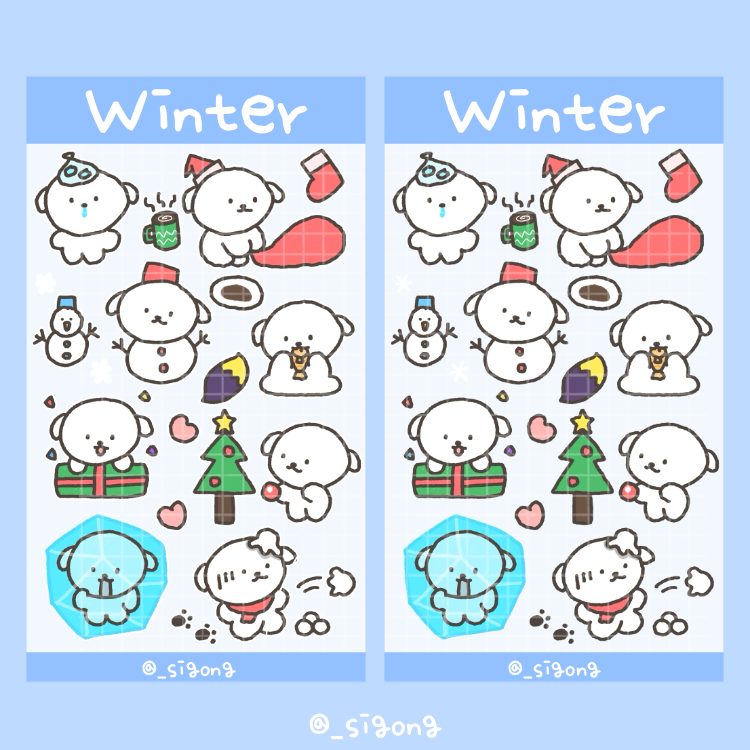 Winter story of a crooked dog | Webudding