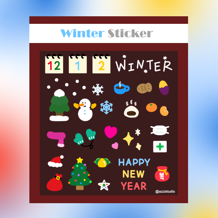 Winter Sticker | Webudding