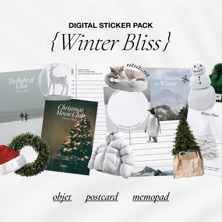 Winter bliss sticker | Webudding