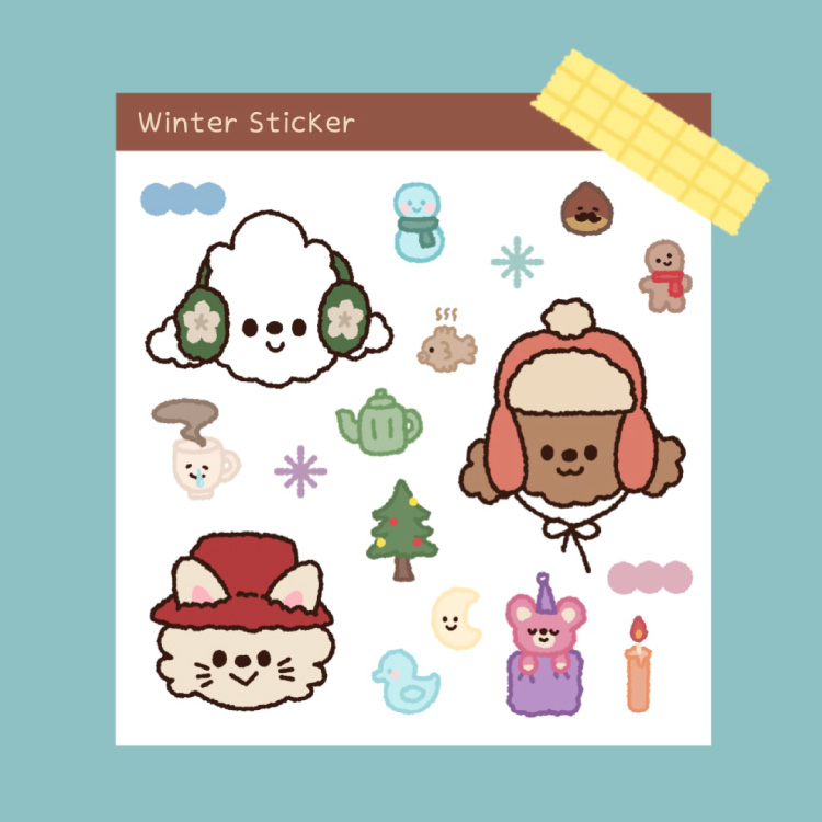 Winter Sticker | Webudding