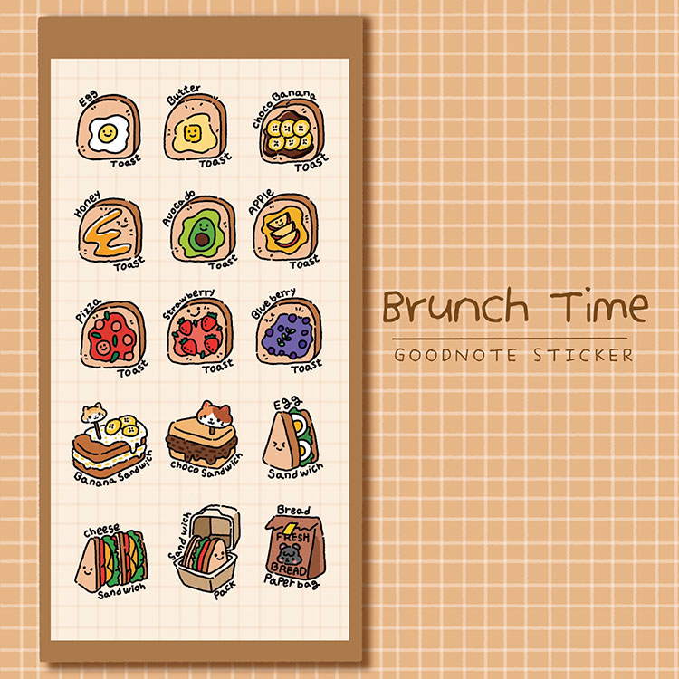 Brunch Time Sticker | Webudding