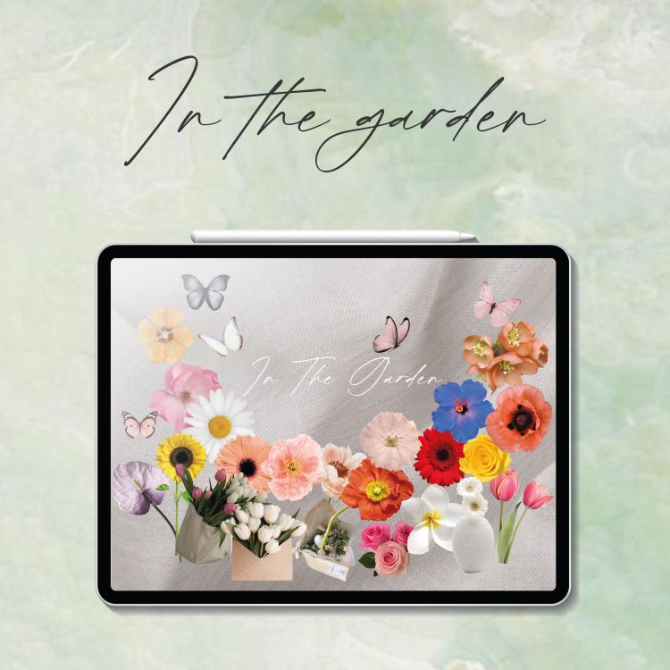 In the Garden Sticker Set | Webudding