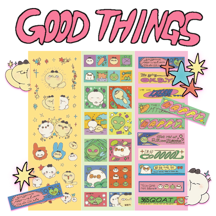 [dlyoda] good things sticker | Webudding