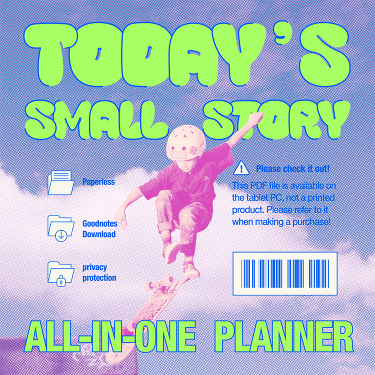 Today's Small Story - All in one diary(skateboard) | Webudding
