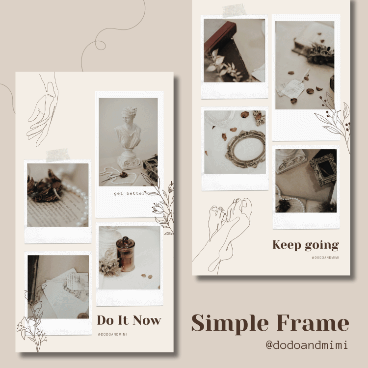 Simple Frame Stickers | Webudding