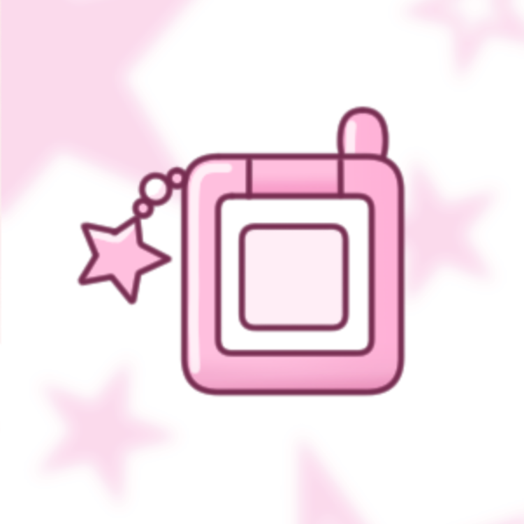 (IOS) Y2K STAR PINK | Webudding
