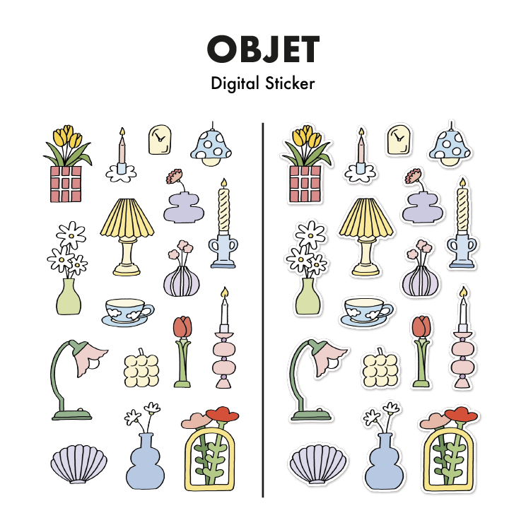 objet sticker | Webudding