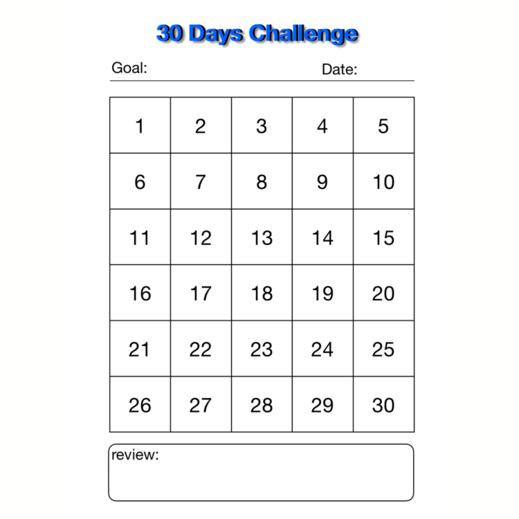 30일 챌린지 | 위버딩