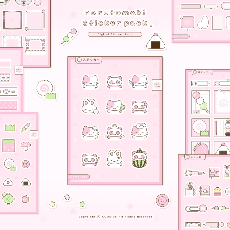 Narutomaki Sticker Pack | Webudding