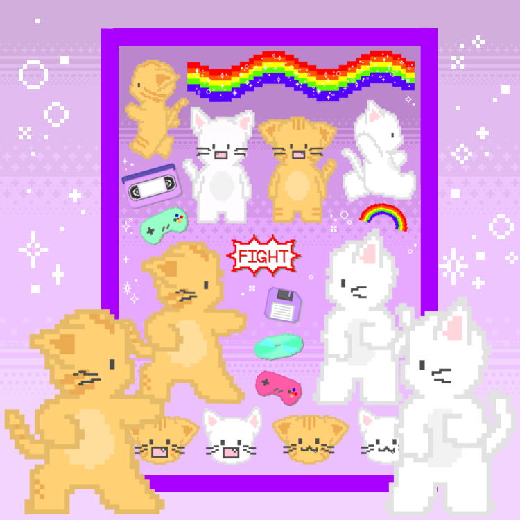 8bit kitten | Webudding
