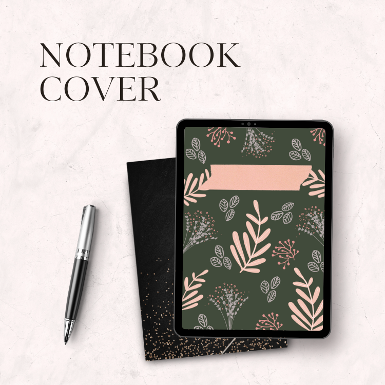 flower pattern notebook design | Webudding