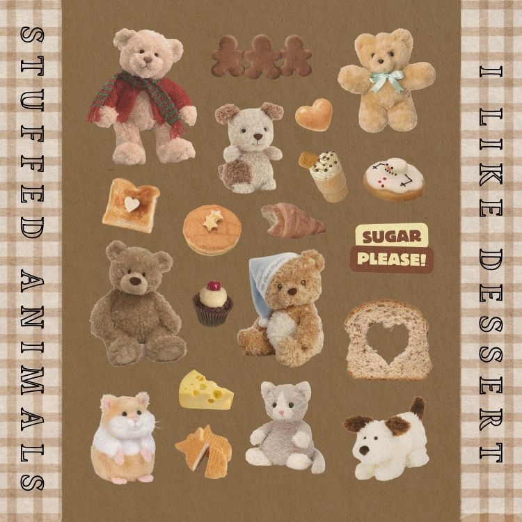 Stuffed animals like desserts | Webudding