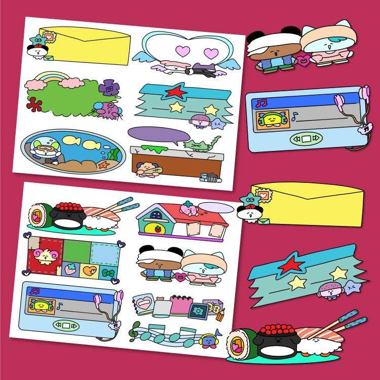 Daily Diary Mini Memo Sticker | Webudding