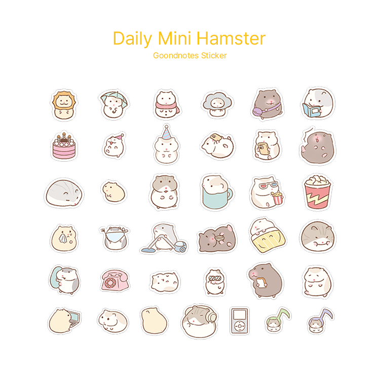 minihamster sticker | Webudding