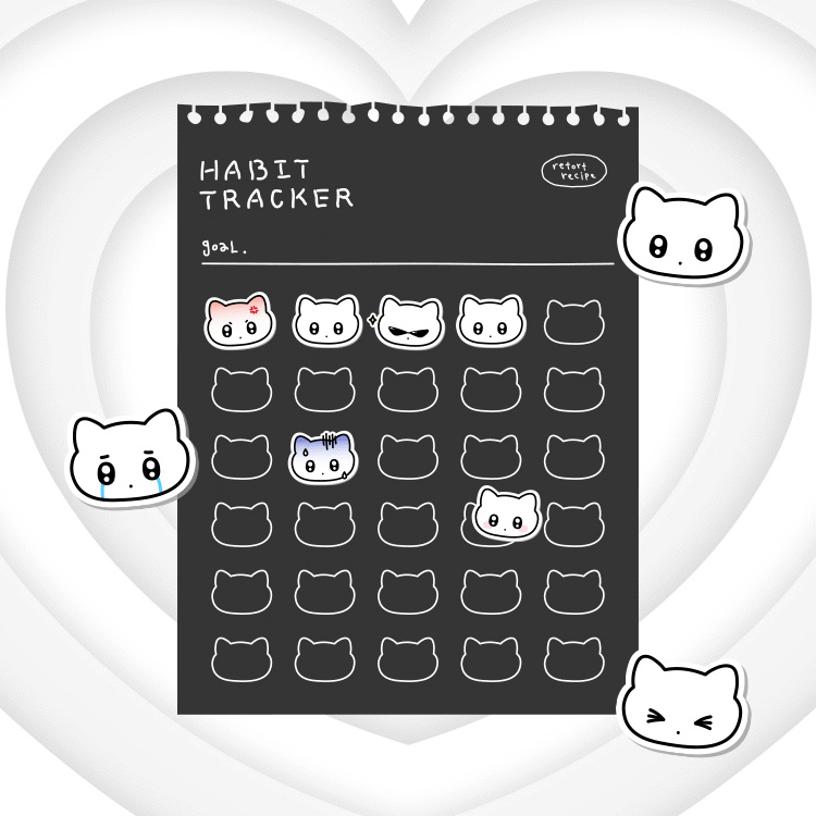 큐트캣 해빗 트래커 | 위버딩