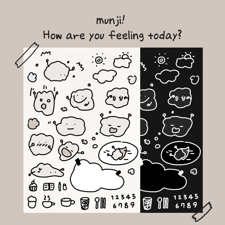 munji! How are you today? sticker | Webudding
