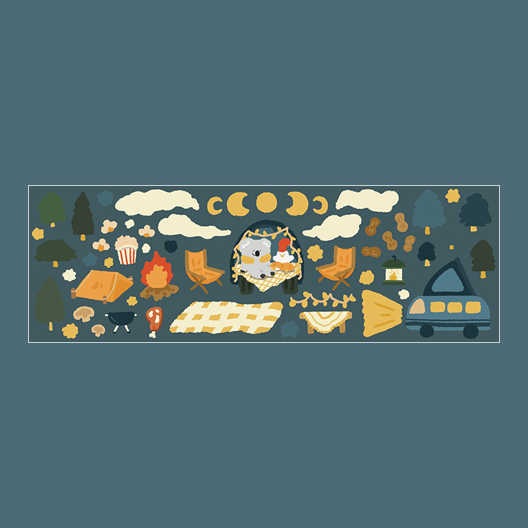 Car camping sticker | Webudding