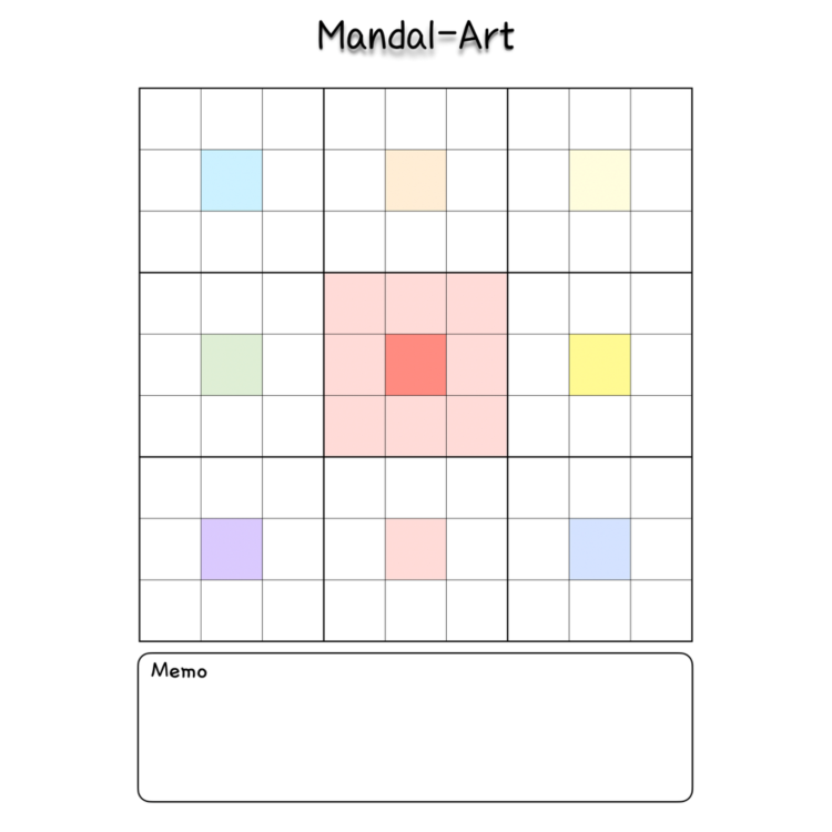 Mandal-Art planner | Webudding