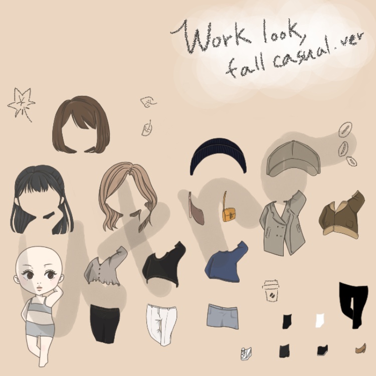 Work look, fall casual.ver | Webudding