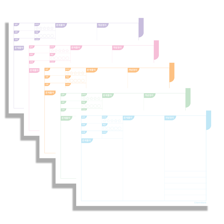 Incorrect answer note (five types in width and length) | Webudding