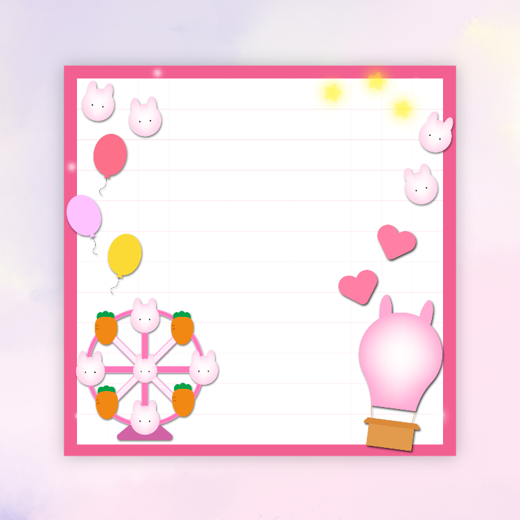 a rabbit notepad | Webudding