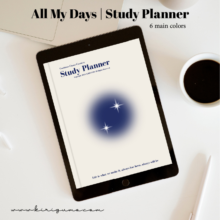 All my days, study planner | Webudding