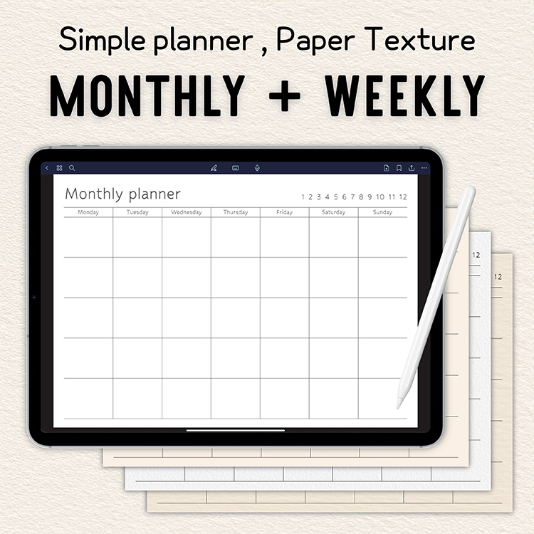 simple planner set | Webudding