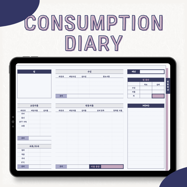 a consumption diary | Webudding