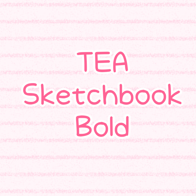 TEASketchbook Bold | Webudding