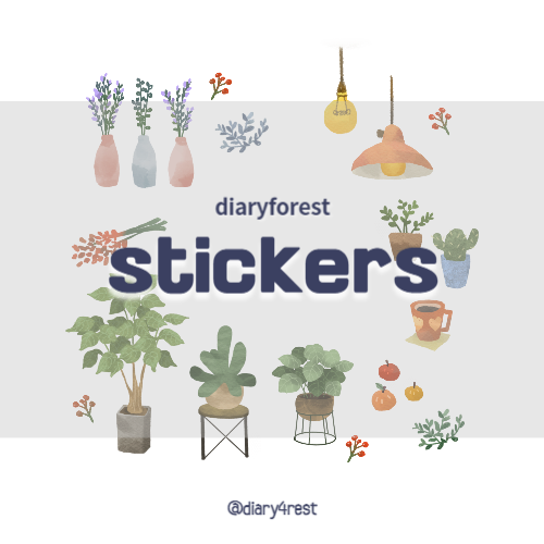 [diaryforest] stickers | Webudding