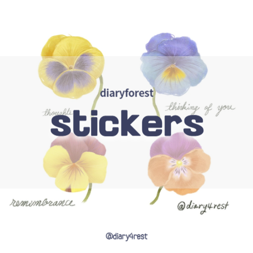 [diaryforest] flower stickers | Webudding