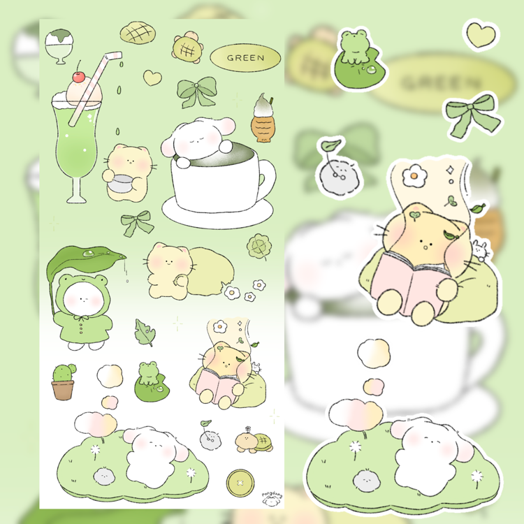 Green sticker | Webudding