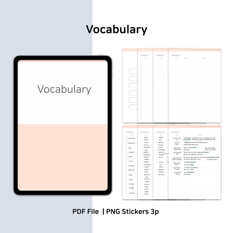 Vocabulary note | Webudding
