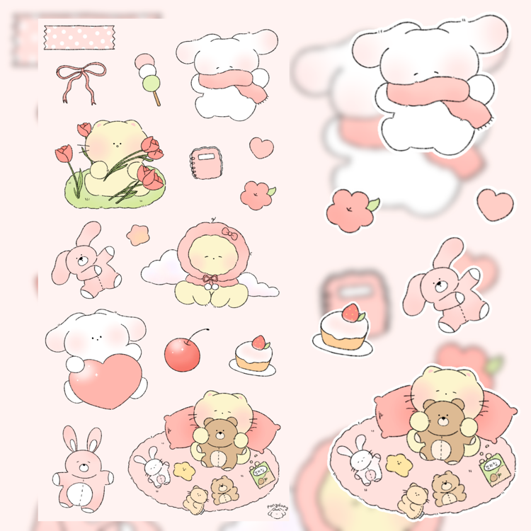 Pink sticker | Webudding