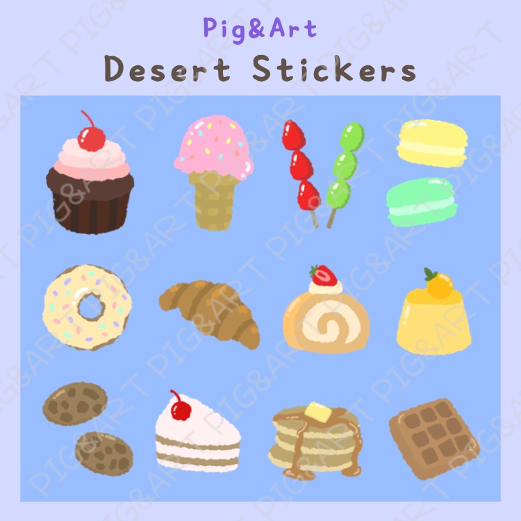 Desert Stickers | Webudding
