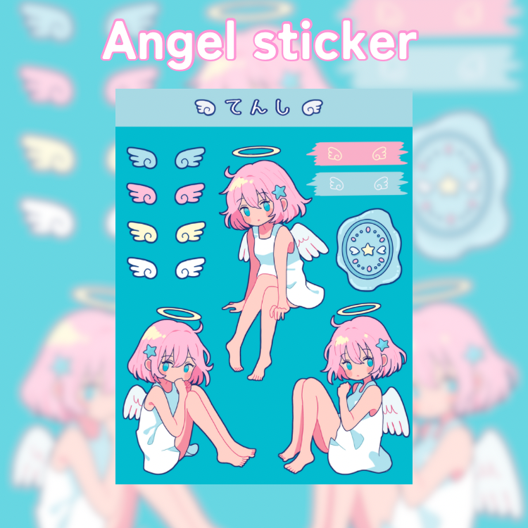 Angel sticker | Webudding