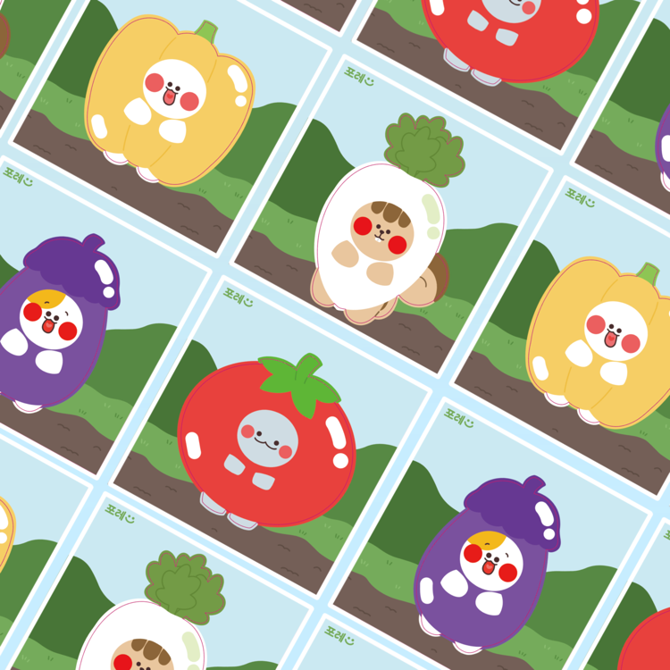 Friends in the Forest Becoming Vegetables | Webudding