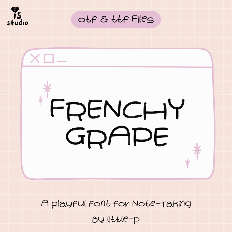 Frenchy Grape Font | Webudding