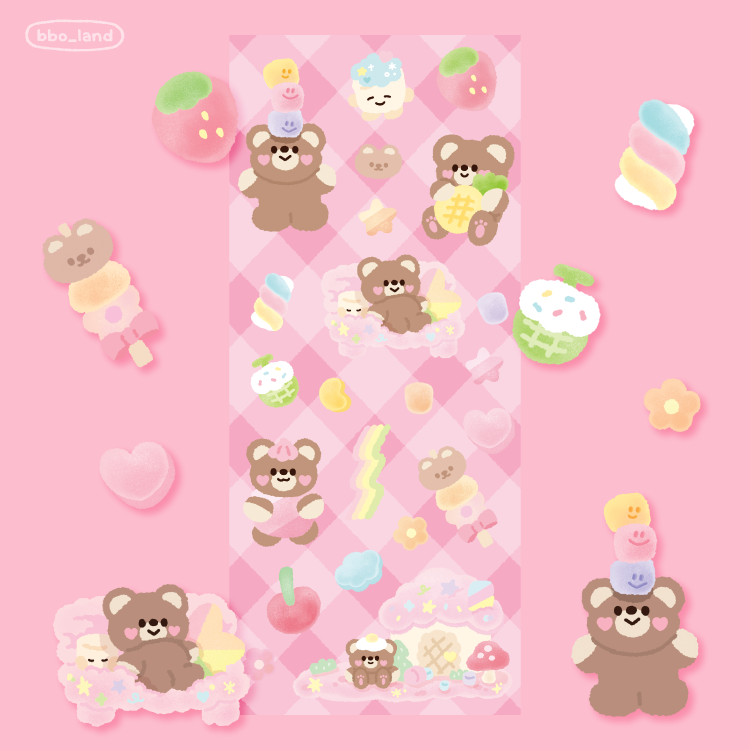 Marshmallow Stickers | Webudding