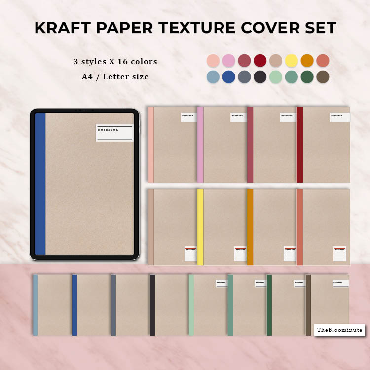 Kraft Paper Texture Cover Set | Webudding