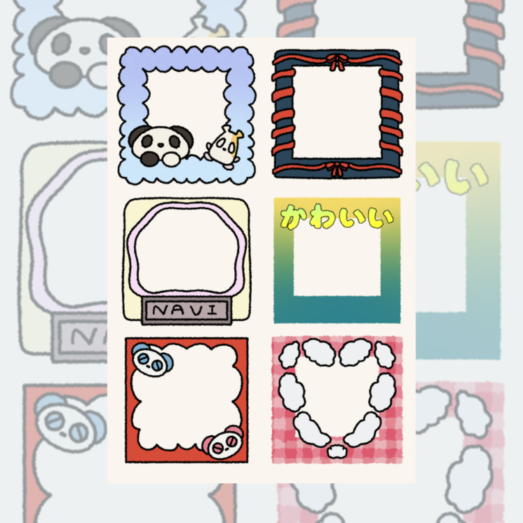 photo sticker pamphlet | Webudding