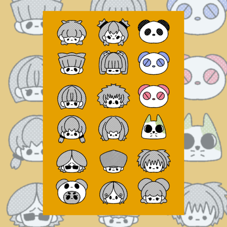 pixel sticker | Webudding