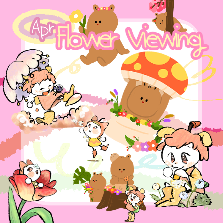 kkingEkkangE's flower viewing | Webudding