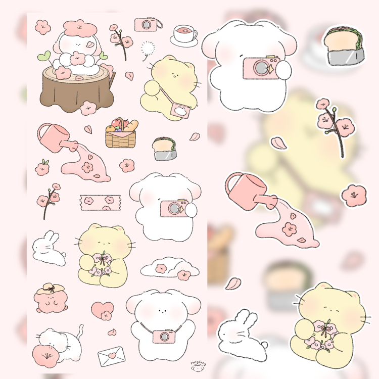 Spring sticker | Webudding